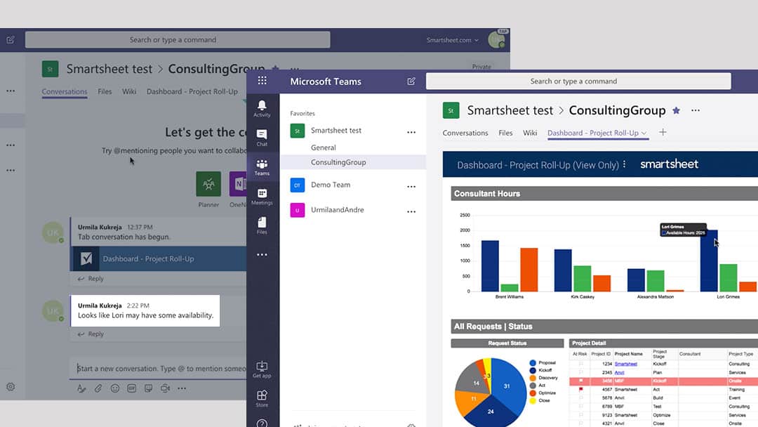 Smartsheet + Microsoft Teams Better Together | Smartsheet